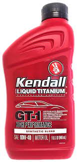 Olja 10w-40 GT-1 High Performance Liquid Titanium Kendall (0,946l ...